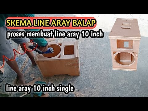 SKEMA LINE ARAY 10 INCH SINGLE DAN CARA MEMBUATNYA ! midel balap 10 ...