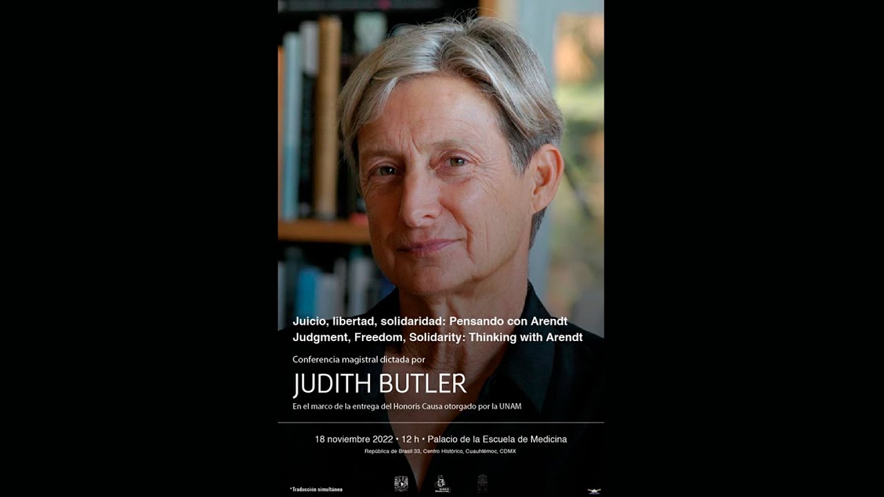 Conferencia: Judith Butler - YouTube