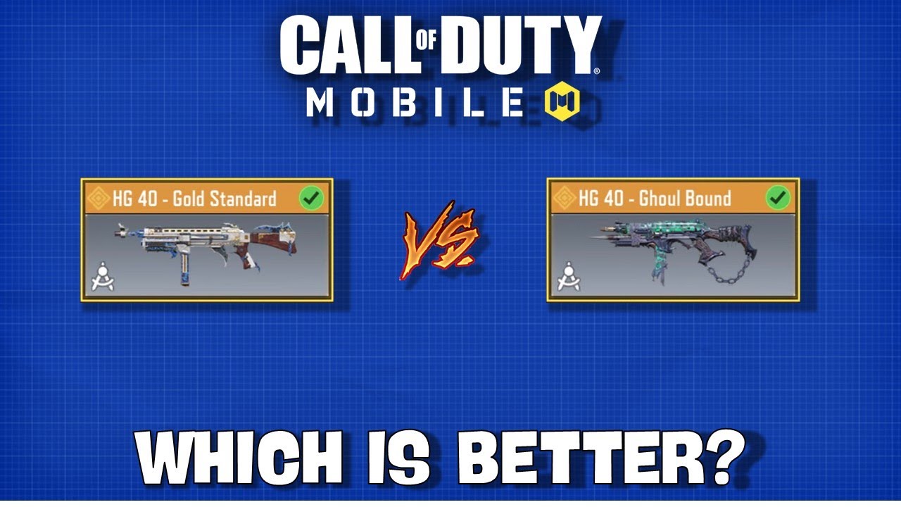 COD Mobile: HG40 GOLD STANDARD VS GHOUL BOUND!!! - YouTube