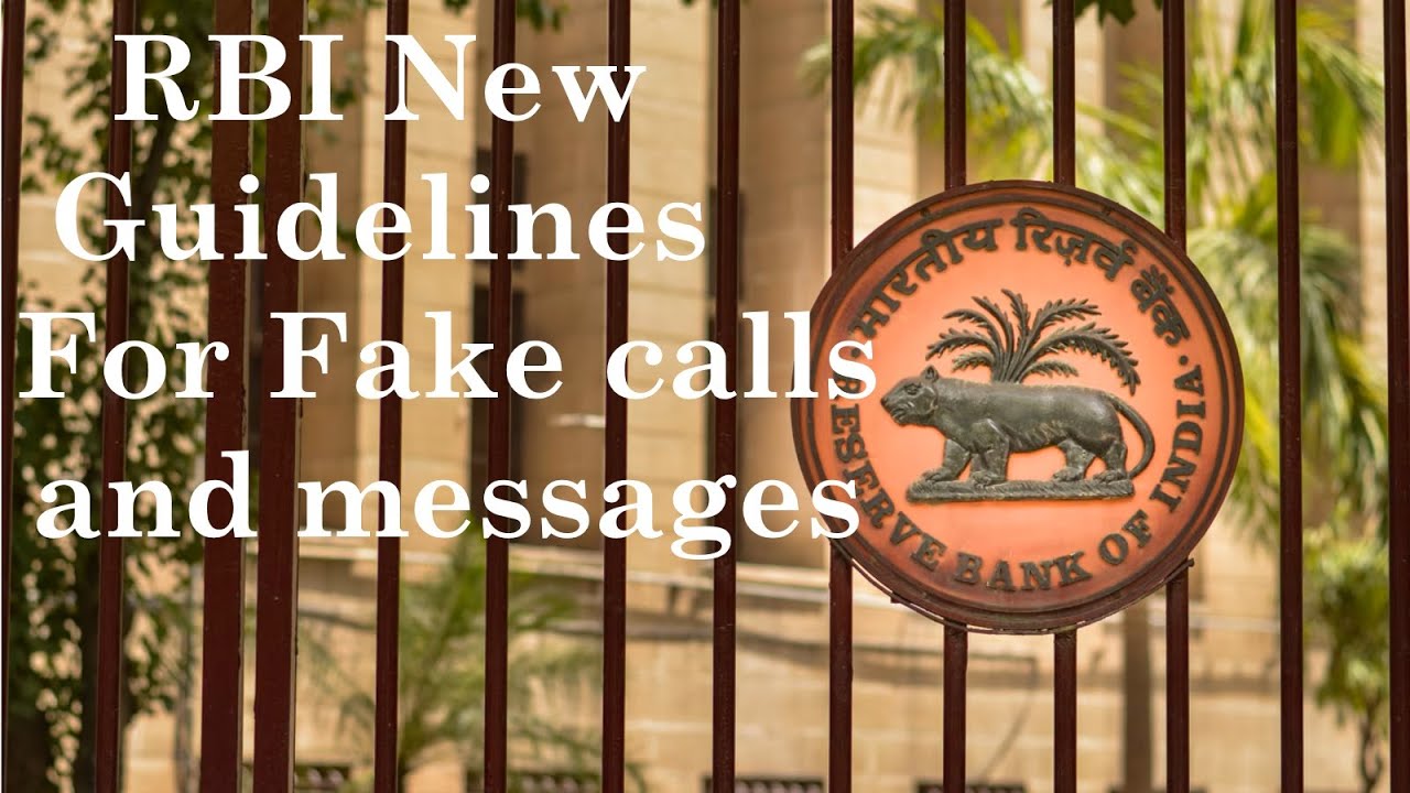 RBI New Guidlines for fake calls and messages - YouTube
