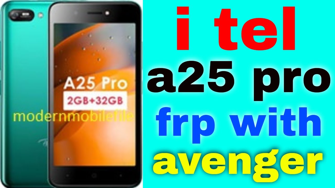 i tel a25 pro frp with avenger - YouTube