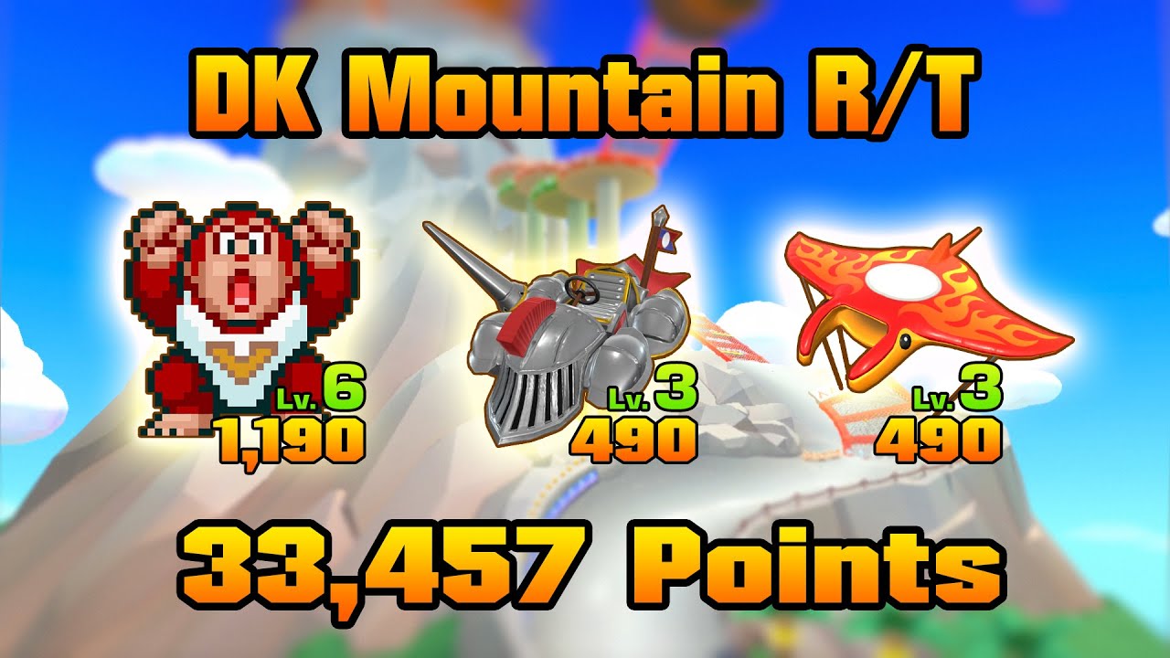 Mario Kart Tour — Animal Tour ～ DK Mountain R/T ～ 33,457 Points - YouTube