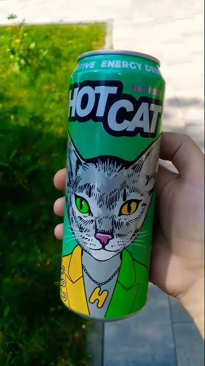 Обзор на новый энергетик из Магнит Hot Cat Kiwi-Feijoa💯😉🔥 - YouTube