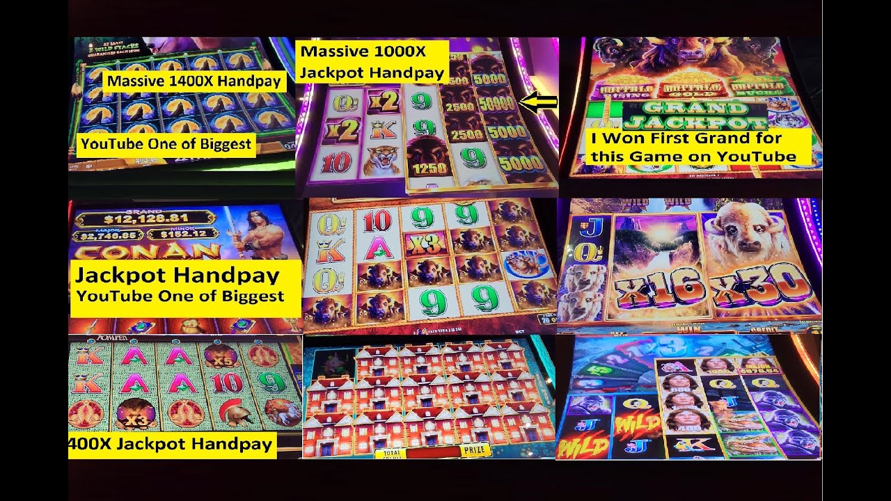 My Top "Jackpot Handpay" for Year 2023 as it Happened - YouTube