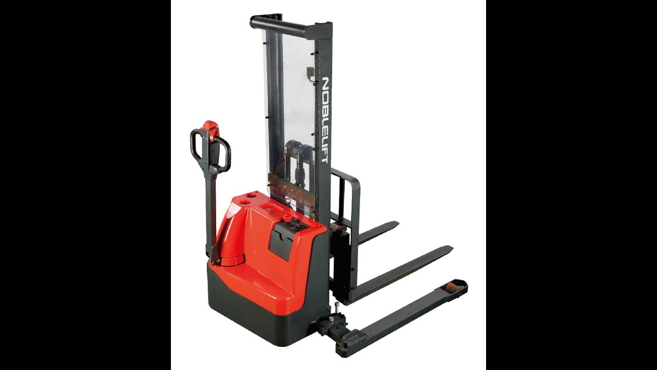 NOBLELIFT Fully Electric Straddle Stackers - YouTube