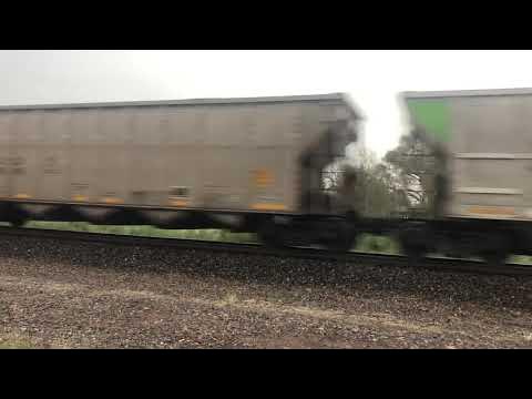A Southbound BNSF #9147 Loaded Energy Coal Train - YouTube