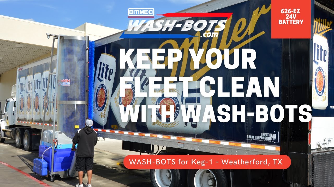 Portable beverage trailer wash machine, Bitimec Wash-Bot 626-EZ - YouTube