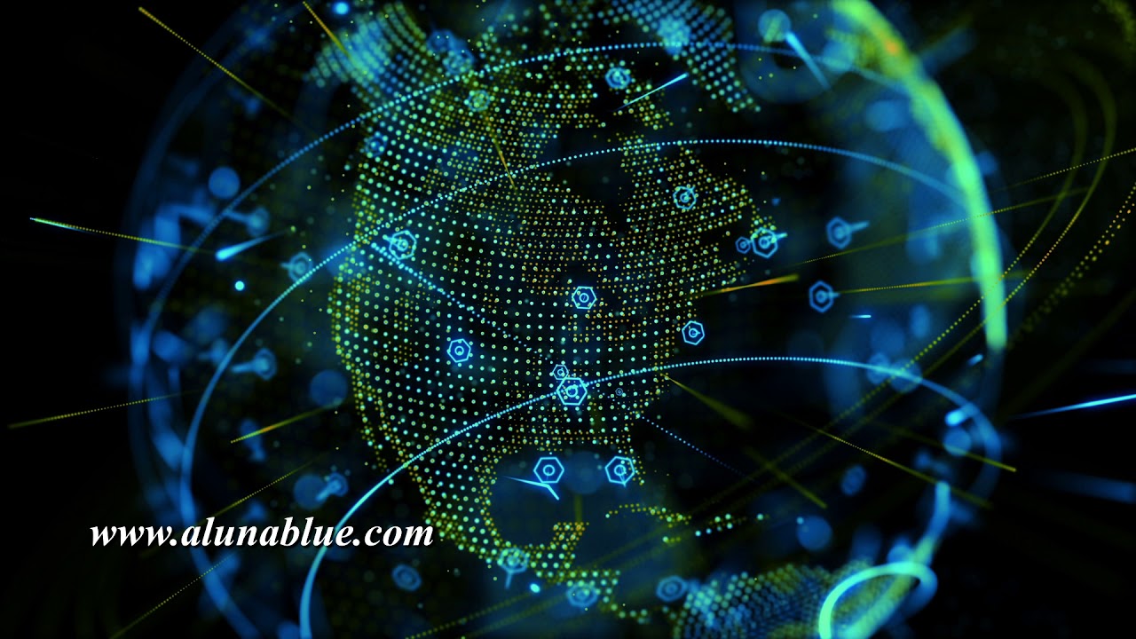 Global Network Earth 1018 HD, 4K Stock Footage - YouTube