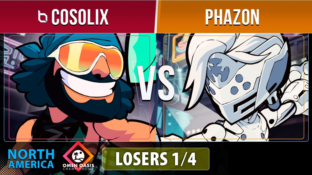 Cosolix VS Phazon - Losers 1/4 - NA - Brawlhalla Omen Oasis ...