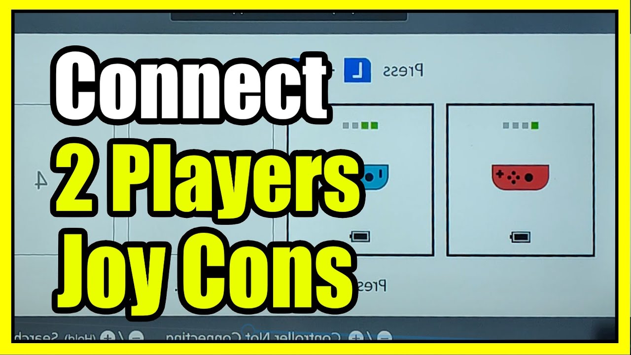 How to use 2 Joy Con Controllers on Nintendo Switch (Fast Tutorial ...