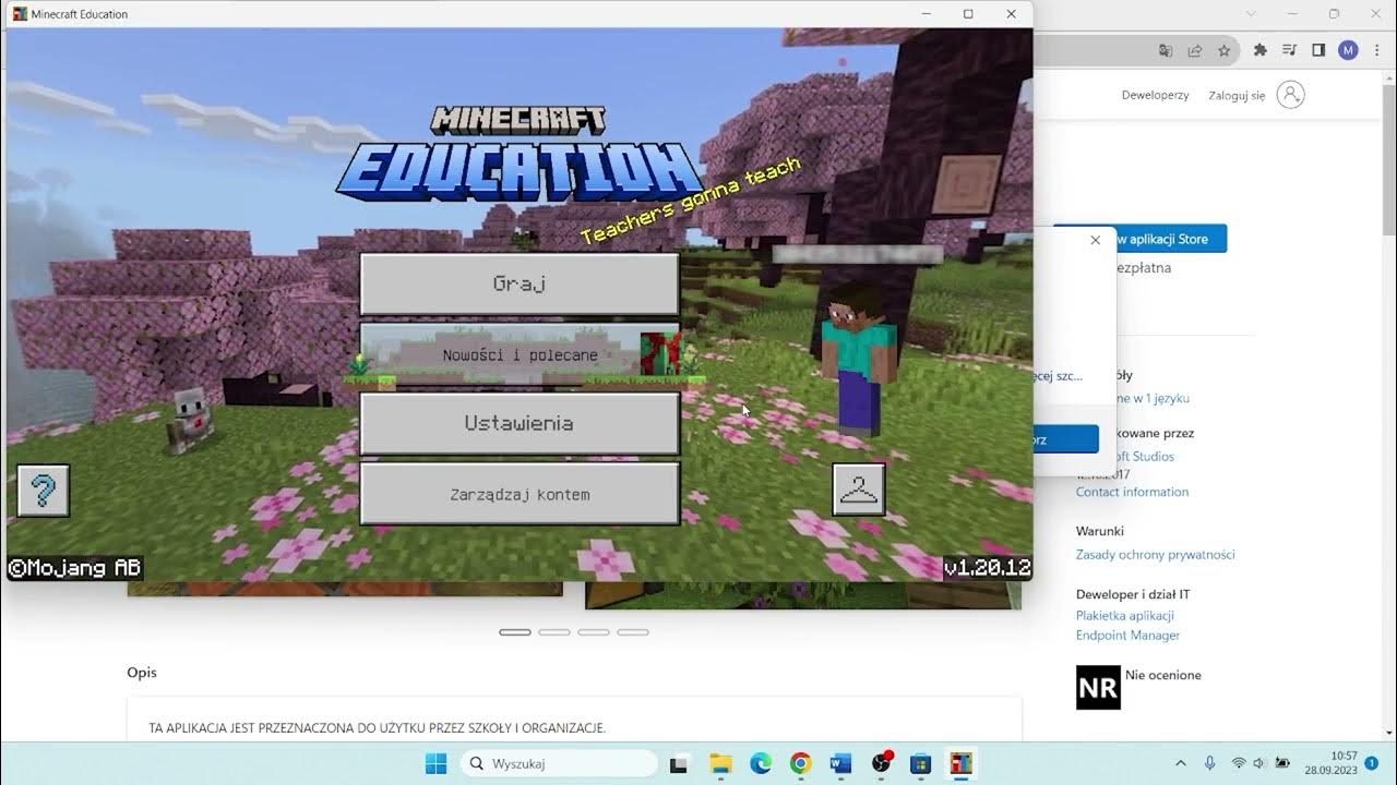 Jak uzyskać dostęp do gry Minecraft Education - YouTube