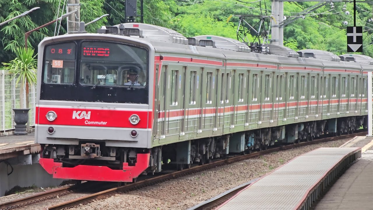 [4K] Stasiun Universitas Indonesia: Kompilasi KRL Commuter Line | JR ...