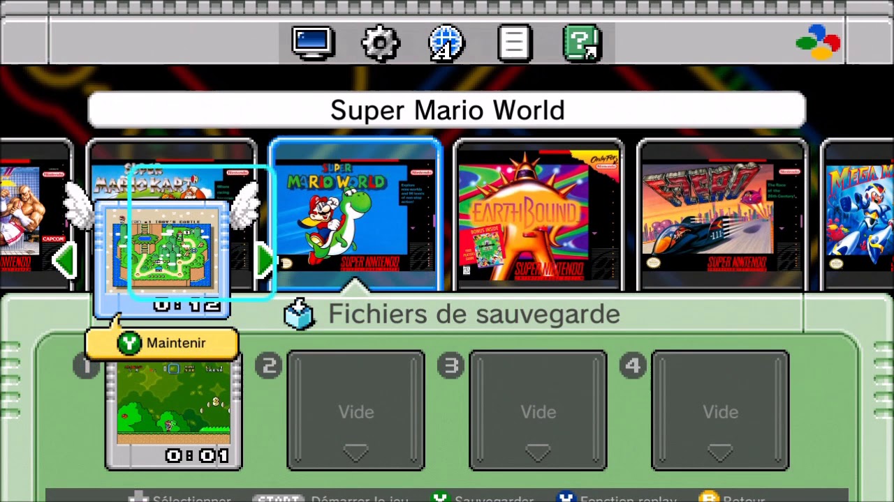 Super Nintendo Mini : fonction REPLAY [Super Mario World] - YouTube