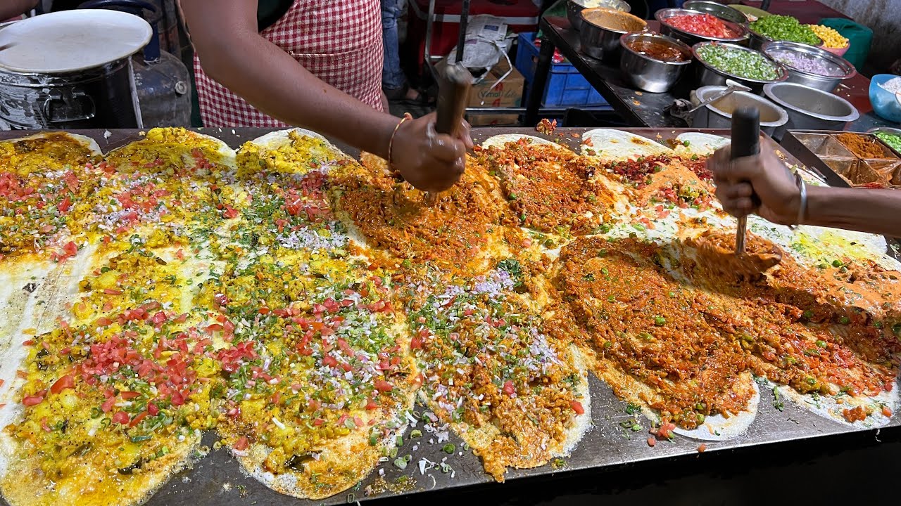 Ninja Level Fire Dosa of Vadodara | Epic Fire Dosa | Vadodara Street ...