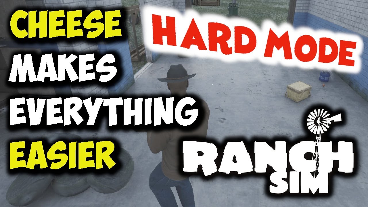 Ranch Simulator HARD MODE Cheese Production - YouTube
