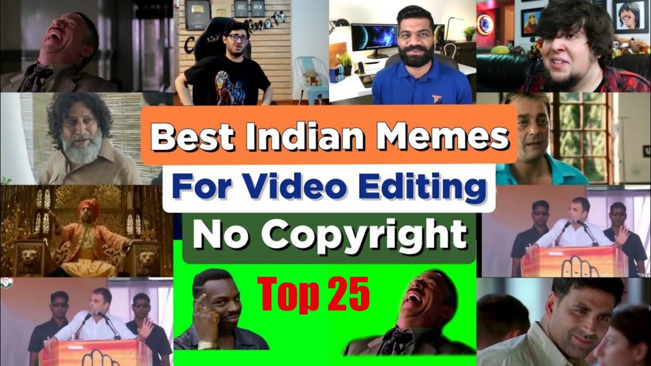 Indian Memes For Video Editing || Meme Download Direct link (Copyright ...