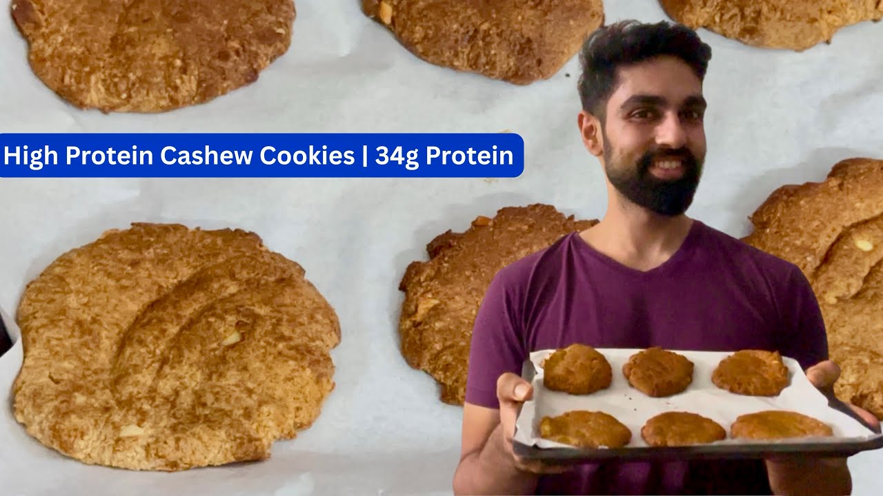 High Protein Cashew Cookies Under 600 Calories | Eat All 6 & Still Lose ...
