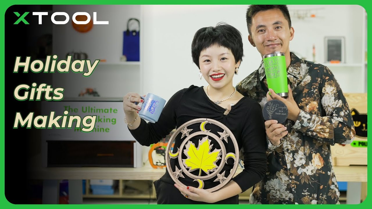 Holiday Season Gift Making with xTool M1 - YouTube