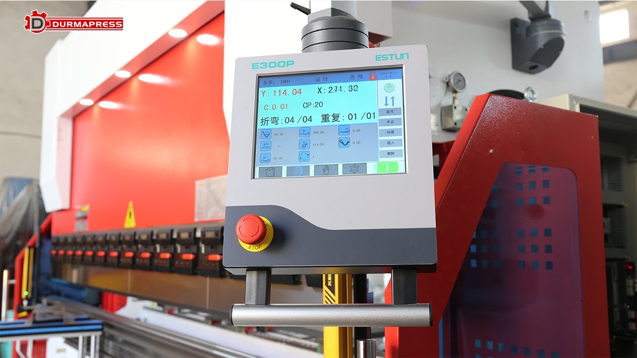 Popular Estun E300P WC67K 125Ton 160Ton 3200mm Hydraulic Press brake ...