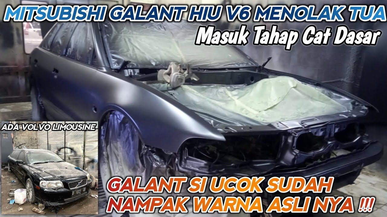 RESTORASI MITSUBISHI GALANT HIU V6 ‼️ Sudah Mulai nampak warna aslinya ...