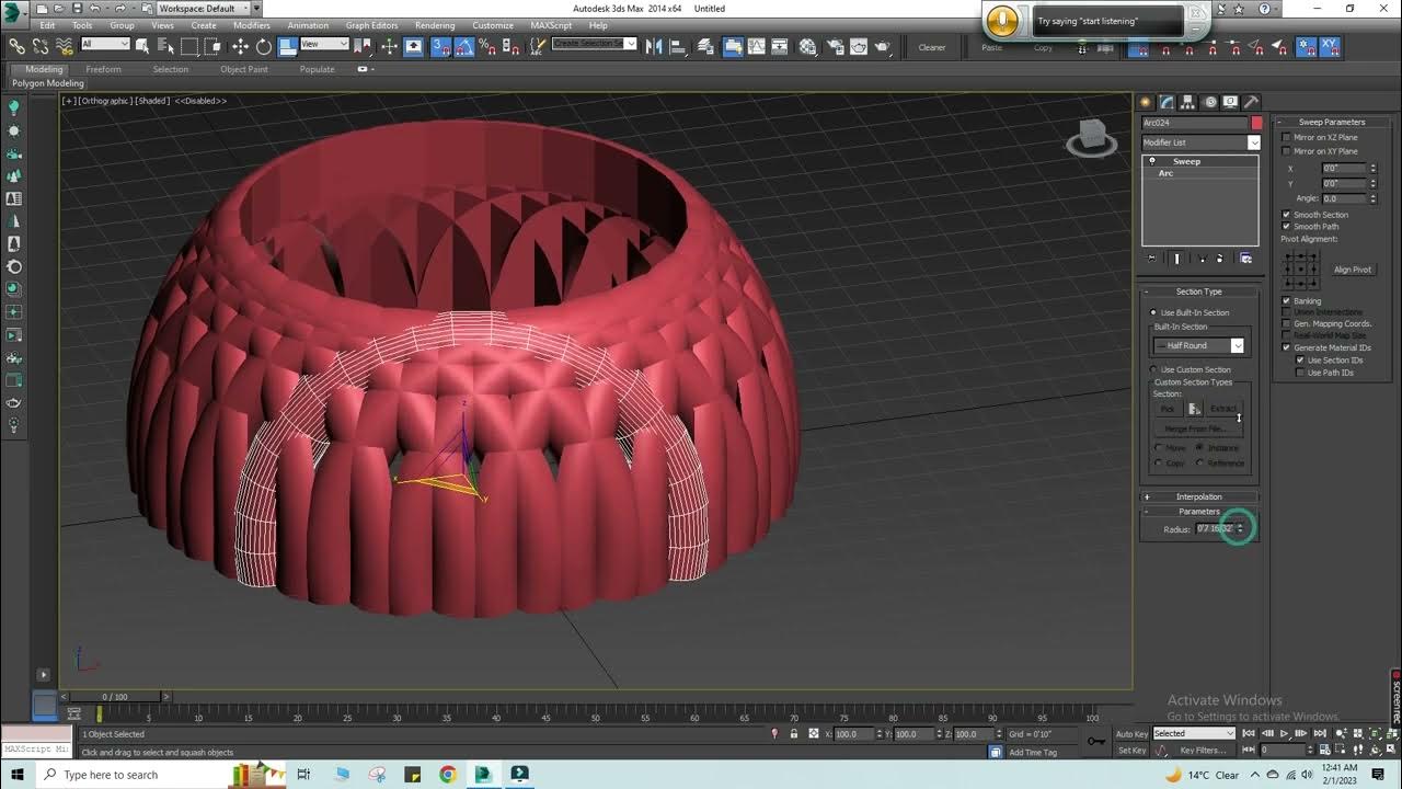 parametric design in 3ds max - YouTube