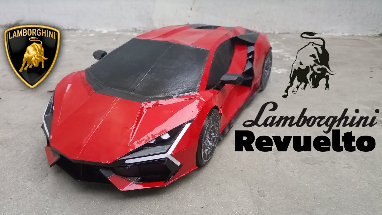 Papercraft Mobil Lamborghini Aventador