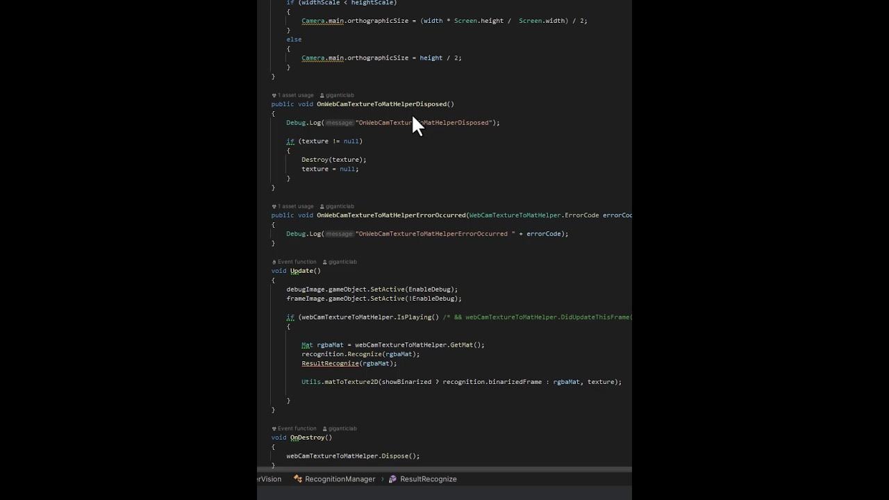 Alphabet Recognition Opencv Unity Youtube