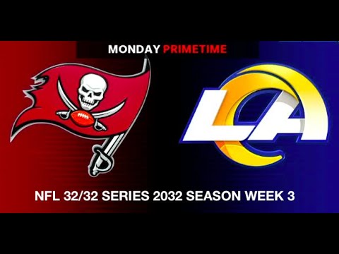 NFL 32/32 Series 2032 Season Week 3 REDUX MNF - Tampa Bay Buccaneers (2 ...
