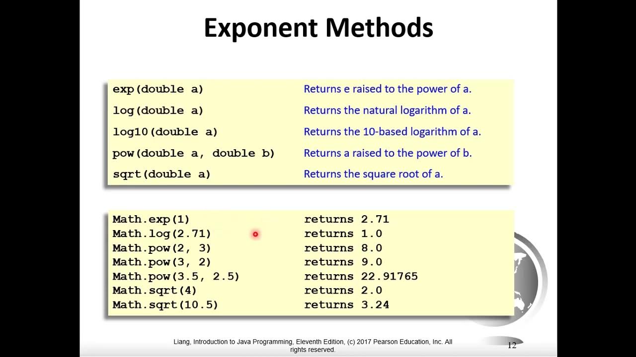 Chapter 4 Mathematical Functions, Characters, and Strings part01 - YouTube