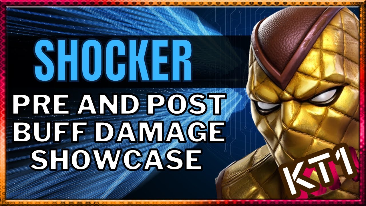 Noticeable Boost To Damage! Shocker Pre And Post Buff Damage! - YouTube