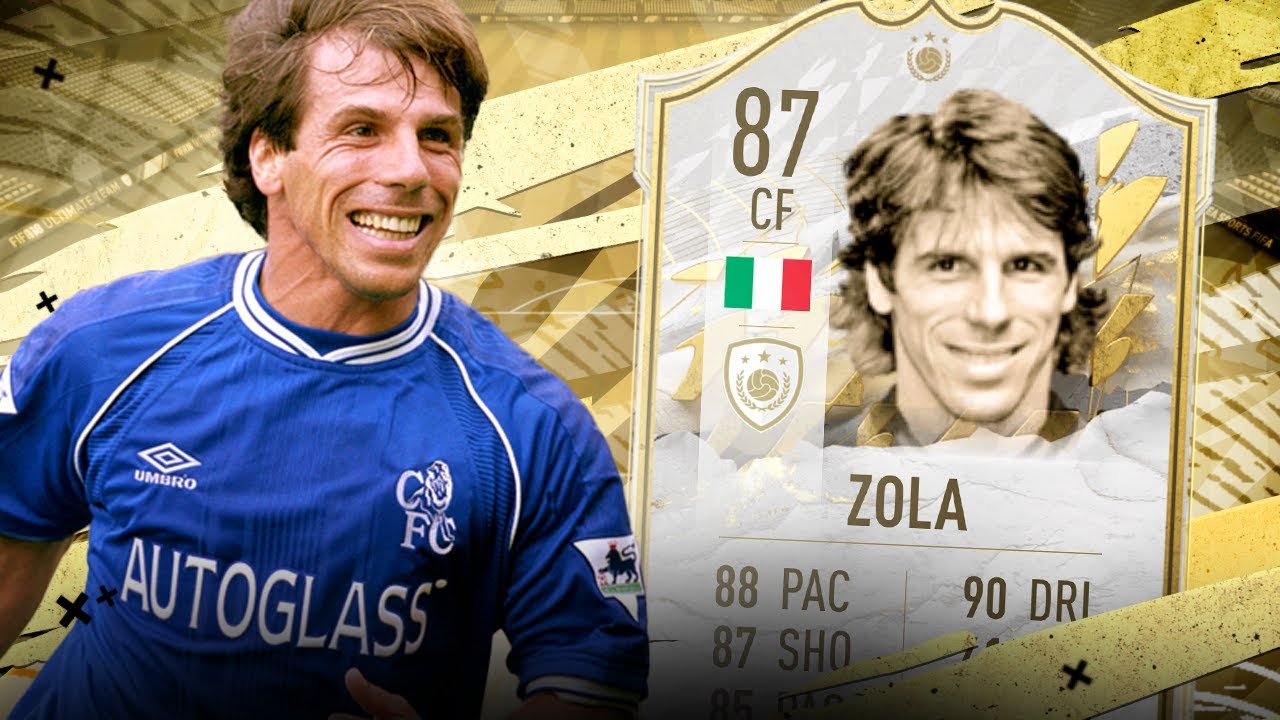 87 Mid Icon ZOLA PLAYER REVIEW! FIFA 22 - YouTube