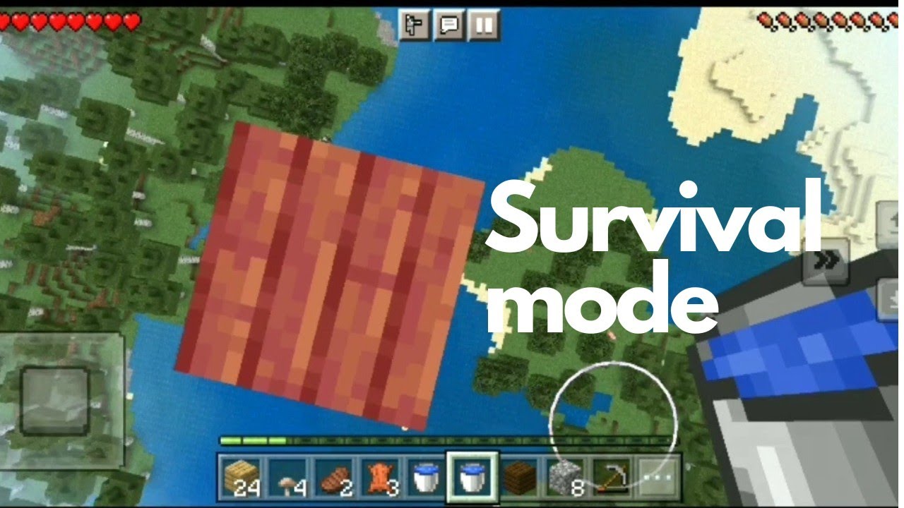 SURVIVAL MODE IN MINECRAFT #minecraft #fizalandfayaz5343 - YouTube