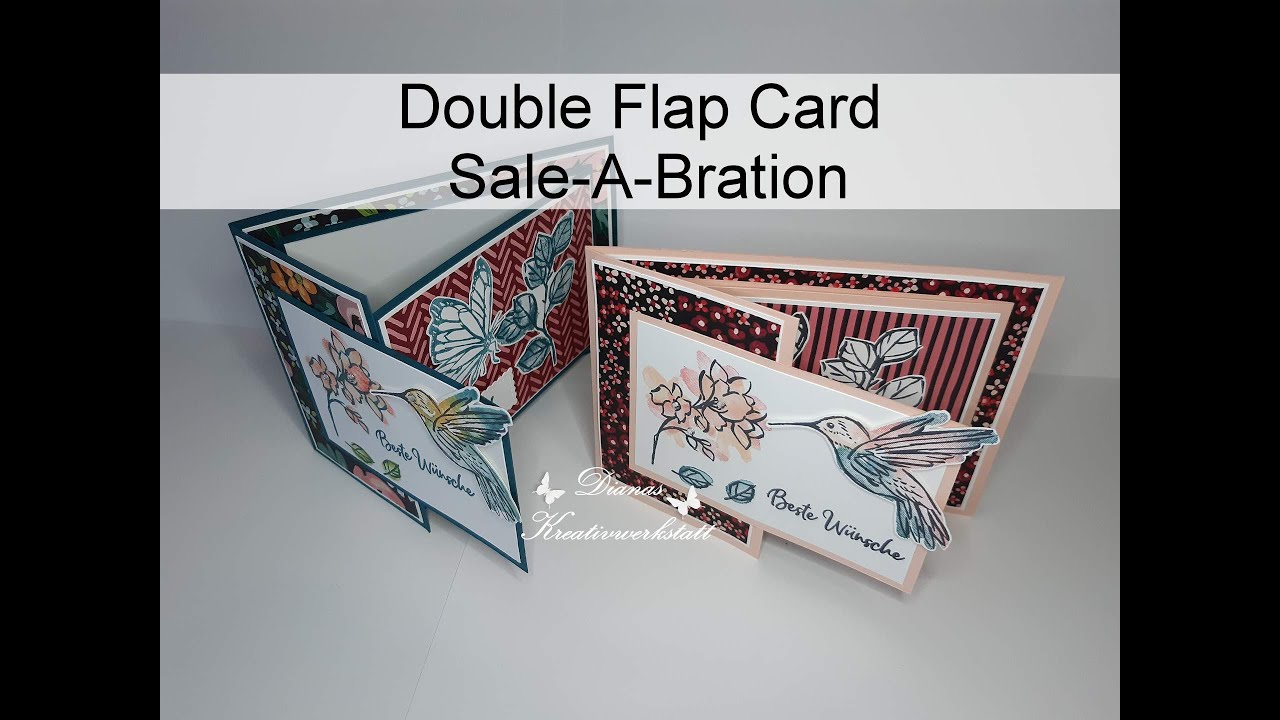 Double Flap Card mit Produkten aus der Sale-A-Bration 2021 Stampin'Up ...