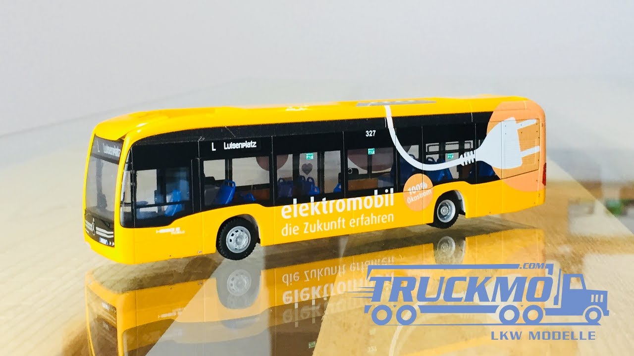 HEAG mobilo Mercedes Benz eCitaro 75528 Rietze Bus-Modell TRUCKMO - YouTube