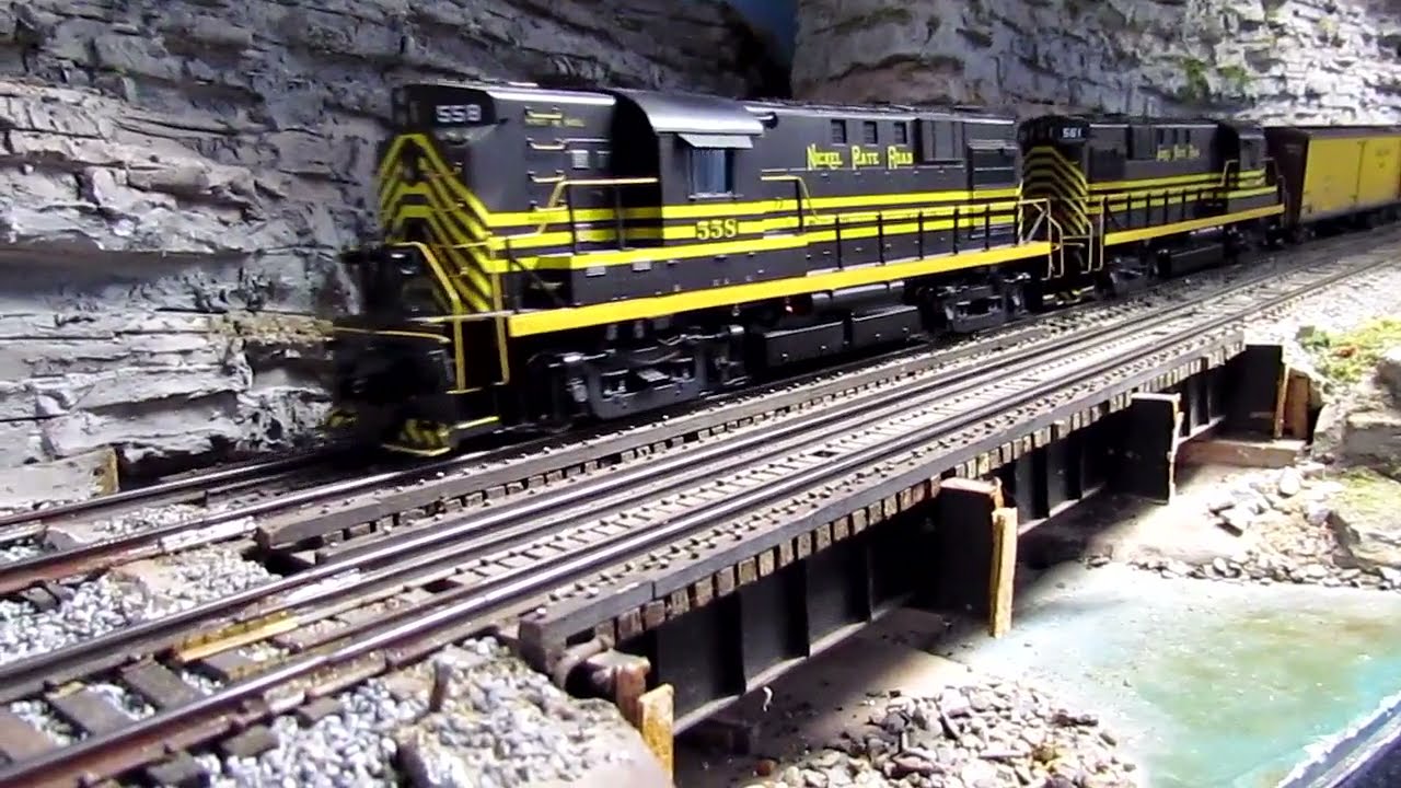 Dave Vaughn's NKP Layout - YouTube