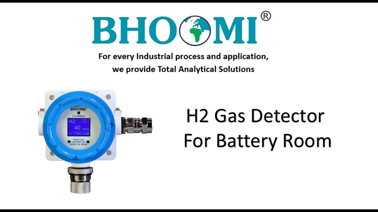 Hydrogen Gas Detector for Battery room - YouTube