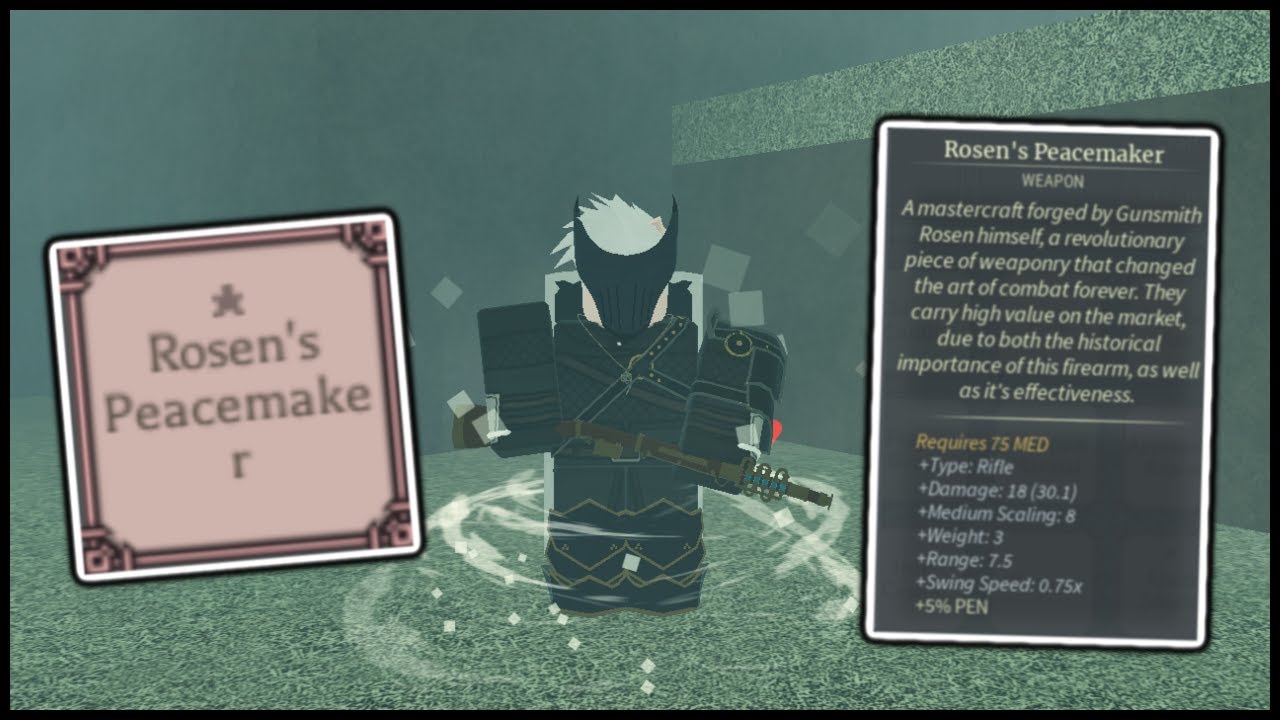 Deepwoken Rosen's Peacemaker Showcase! - YouTube