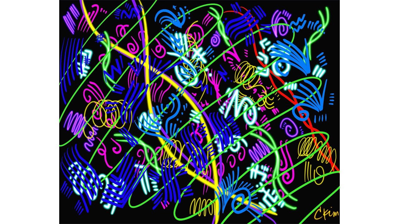 Light Language Art - Water Light Codes 🌊🌊🌊 time lapse - YouTube