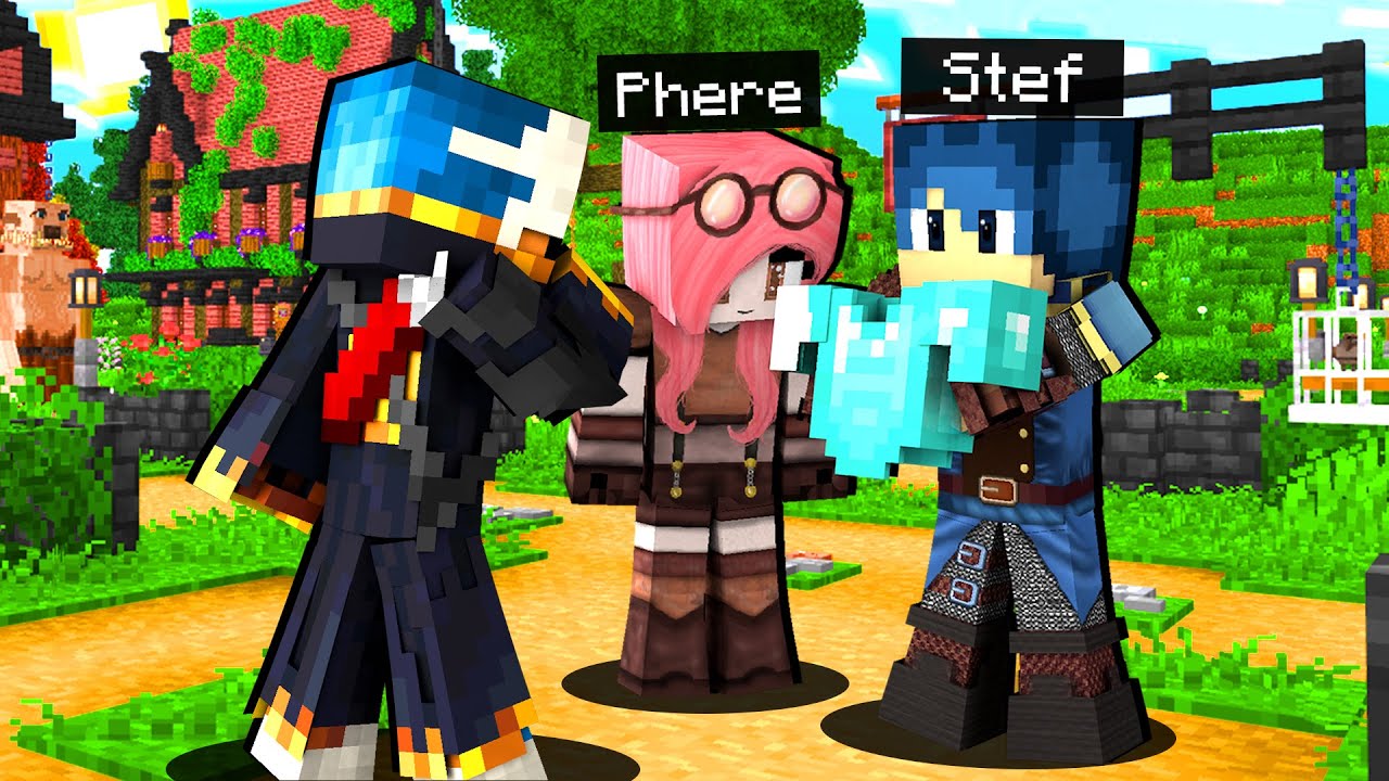 STEF E PHERE MI VENDONO LA NUOVA ARMATURA - VITA IN CITTÀ 2 - MINECRAFT ...