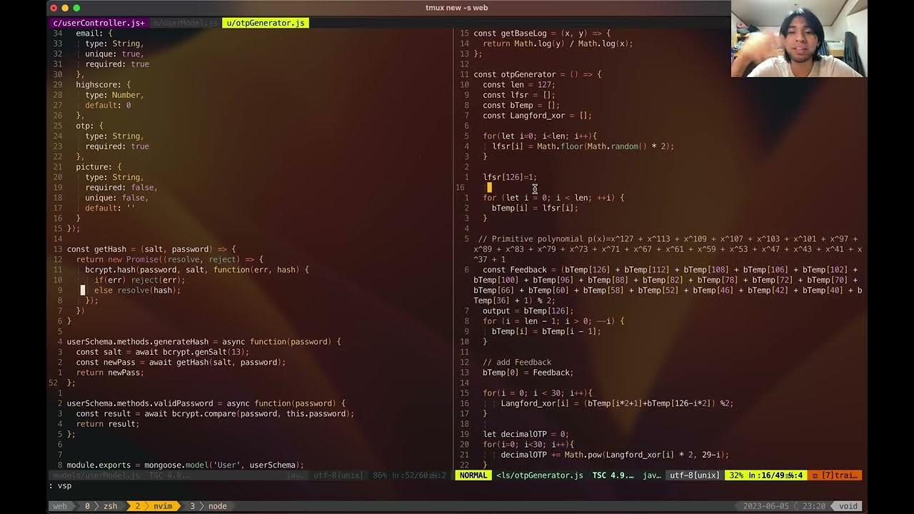OTP Authentication Log In - Creative Convergence Project Course - YouTube