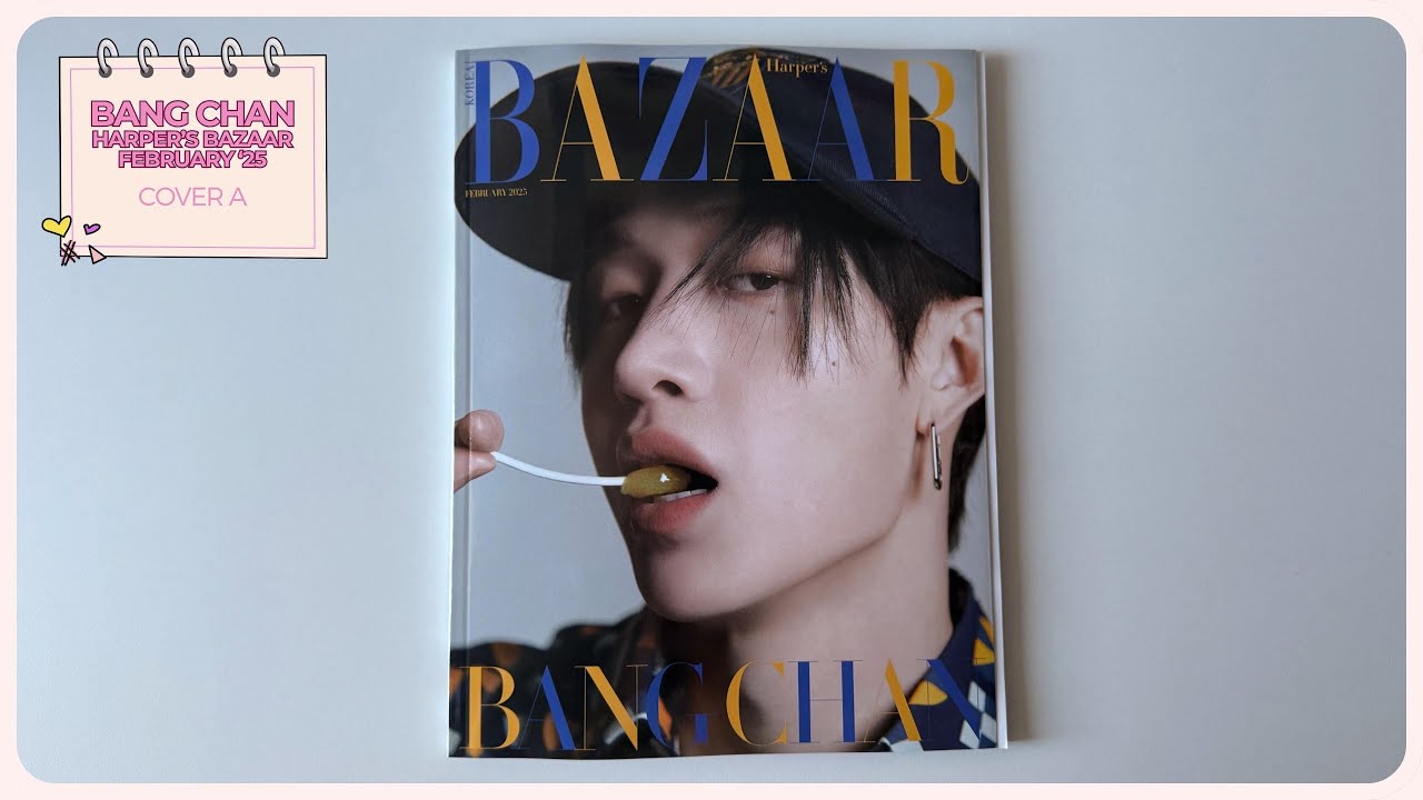 Bang Chan (Stray Kids) HARPER’S BAZAAR - February ‘25 (Cover A ...