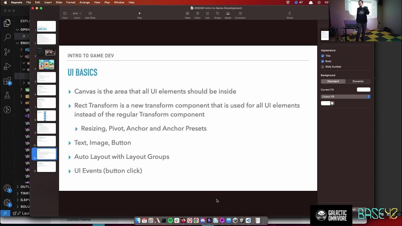 ENGGD - Procedural Generation Presentation & Basic Game Development in Unity/C# Mentorship - YouTube