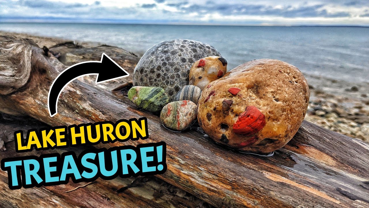 Michigan Rock Hunting at it's BEST - We Found TONS of Pudding Stones ...