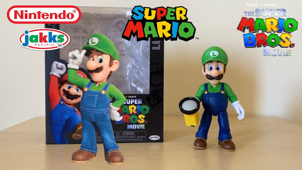 Mario Verde Segundo Player | Luigi | Mario The Movie | Jakks Pacific ...