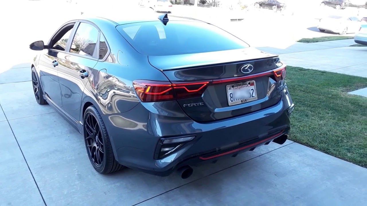 2020 Kia Forte GT Custom Exhaust - YouTube