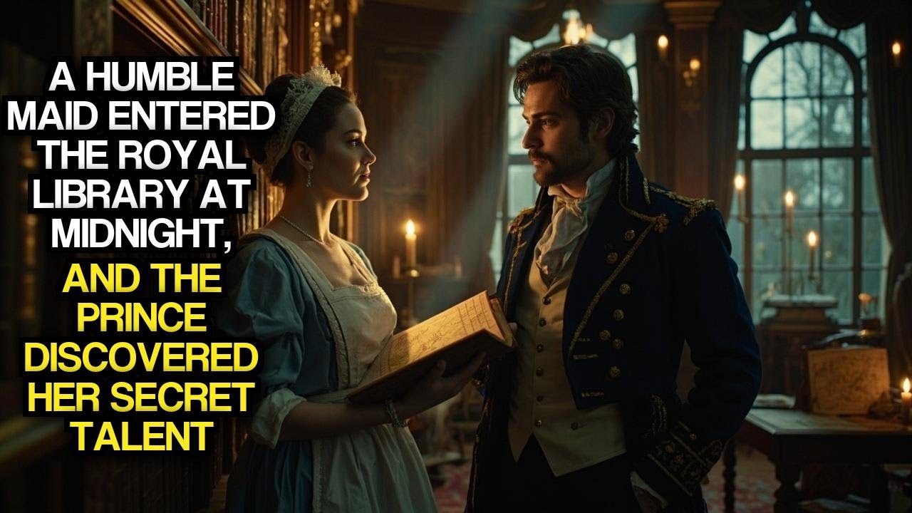 A HUMBLE MAID ENTERED THE ROYAL LIBRARY AT MIDNIGHT, AND THE PRINCE ...