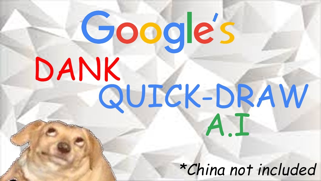 Google's Dank Quick-Draw A.I - YouTube
