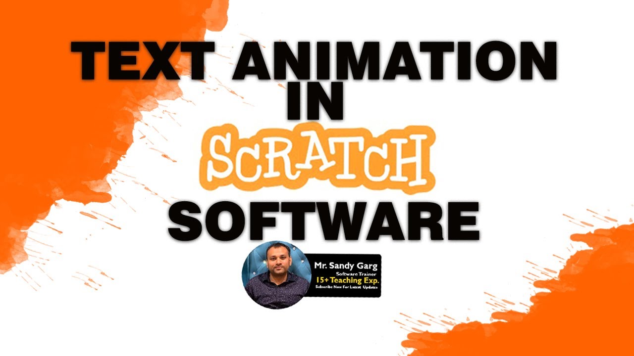 Text Animation in Scratch Software - YouTube