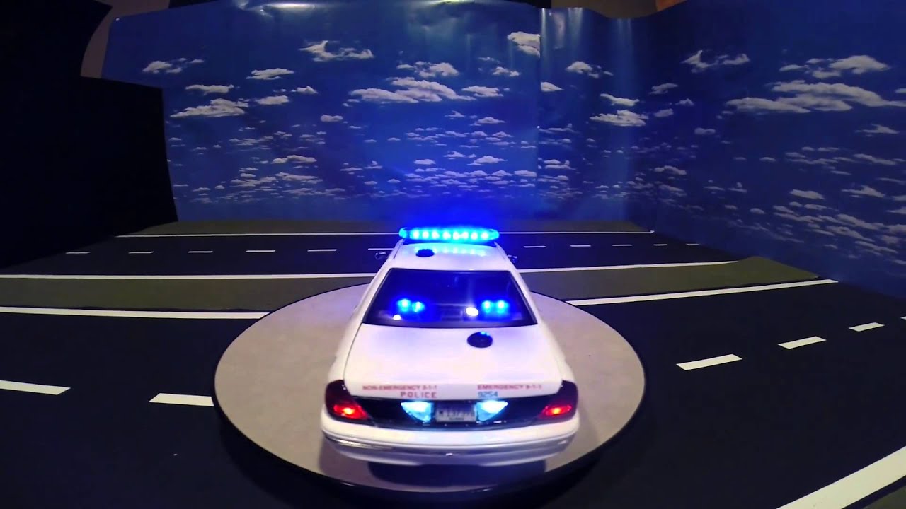 1/18 Chicago Police Department Crown Victoria led patterned lighting ...