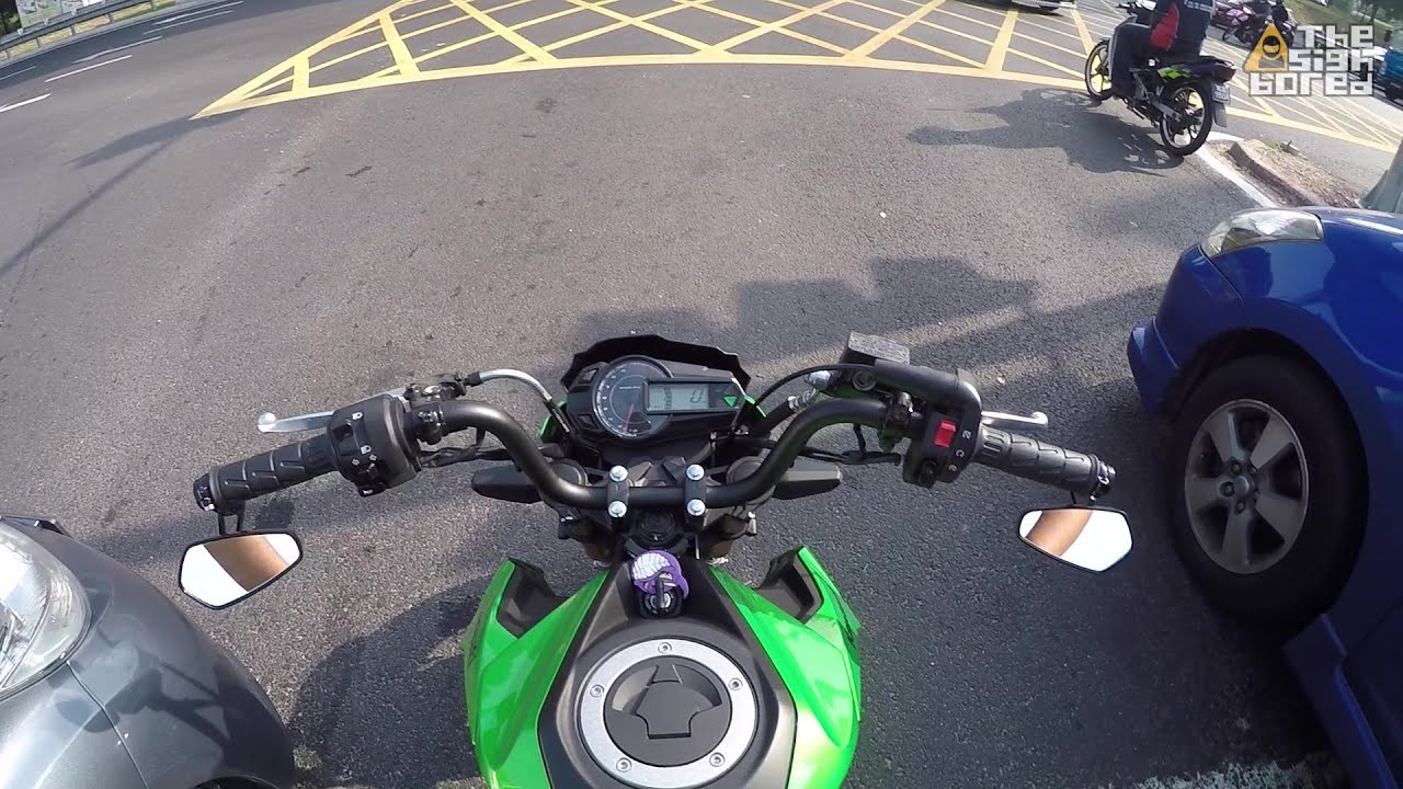 Kawasaki Z125 Pro | Modification 1 | Bar end mirrors - YouTube